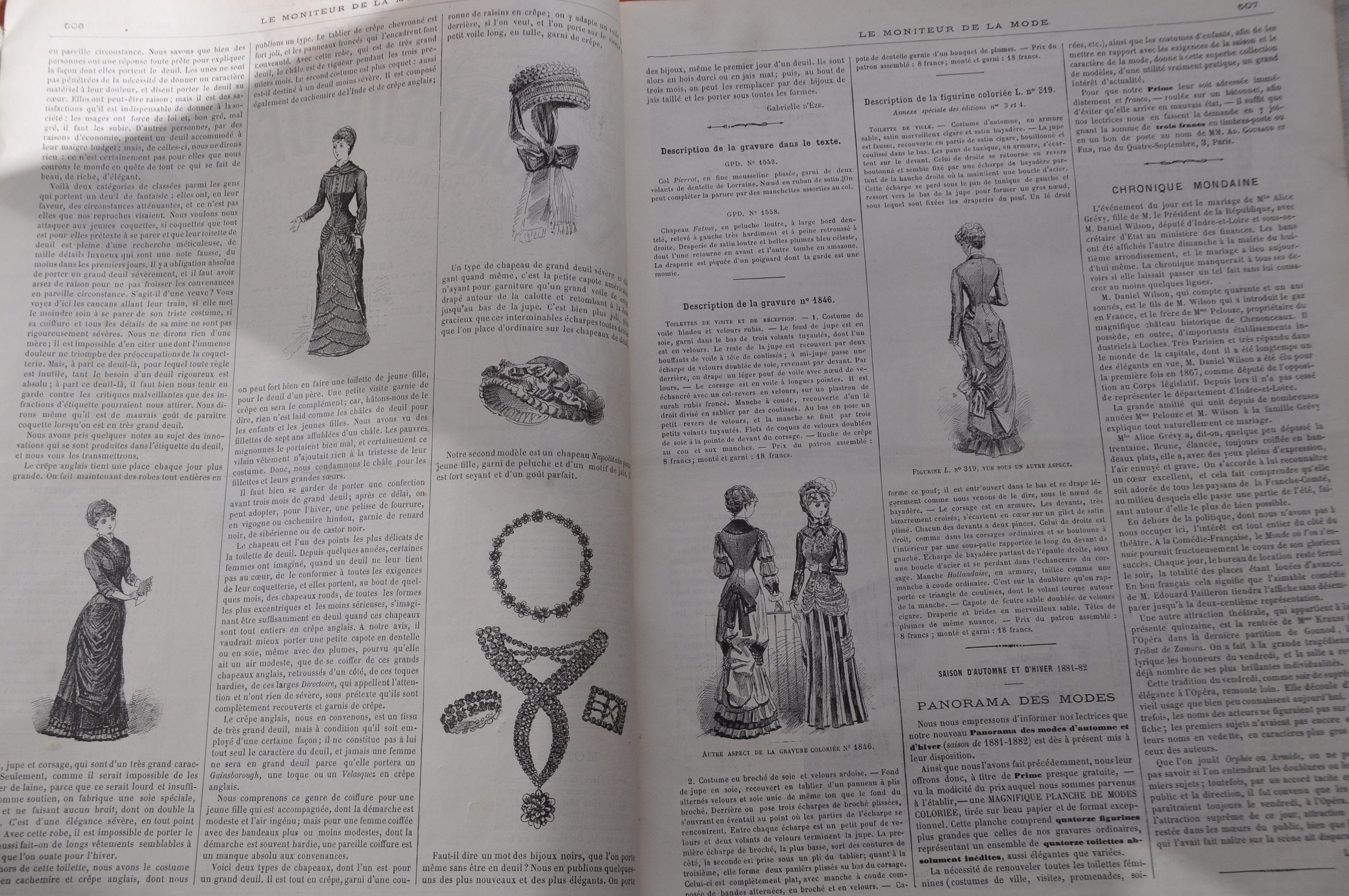Antique French 1800s Magazine so Many Illustrations Pictures - Etsy