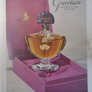 Guerlain French Advertising Poster, Perfume Vintage, Vintage Perfume ...