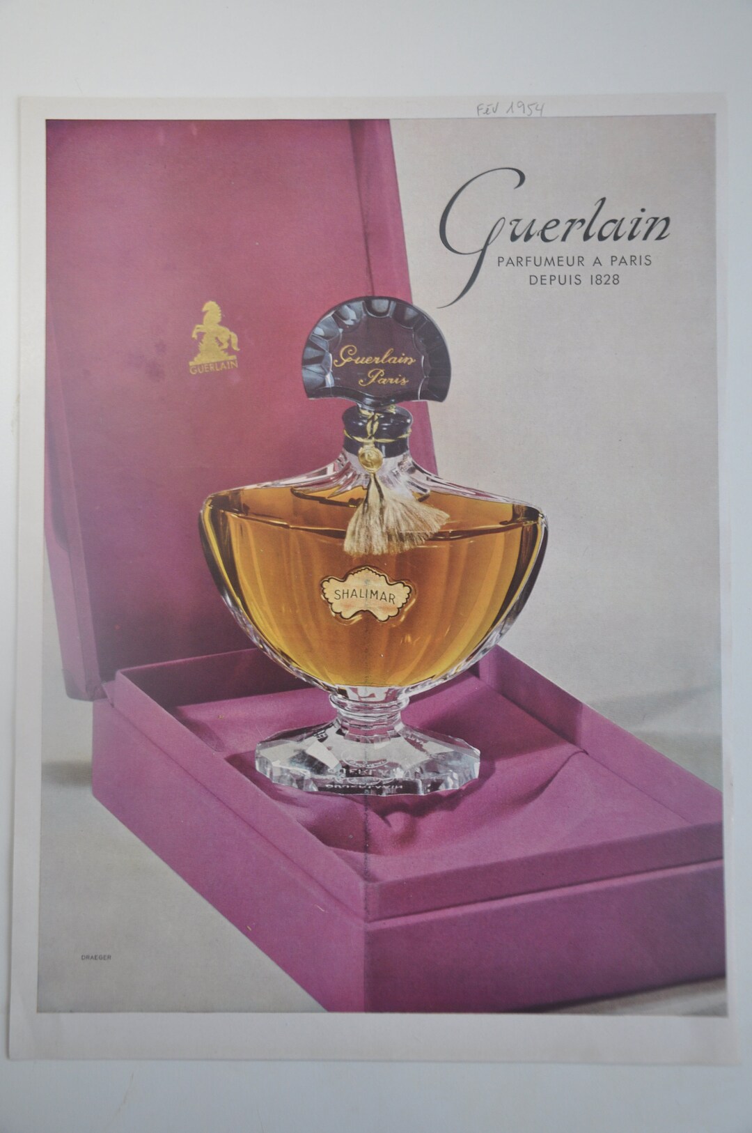 Guerlain French Advertising Poster, Perfume Vintage, Vintage Perfume ...