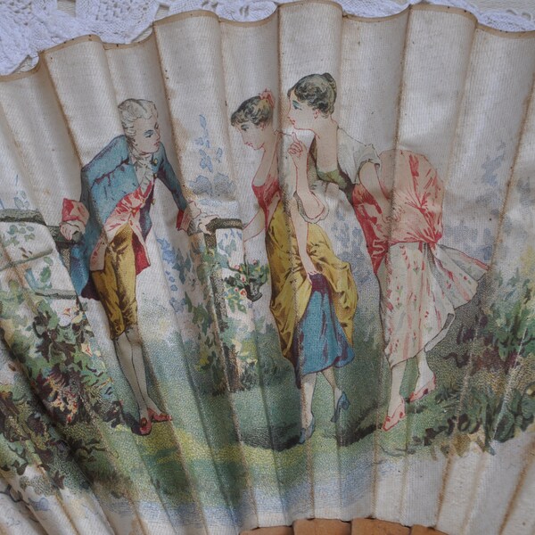 Antique Hand Fan - Etsy