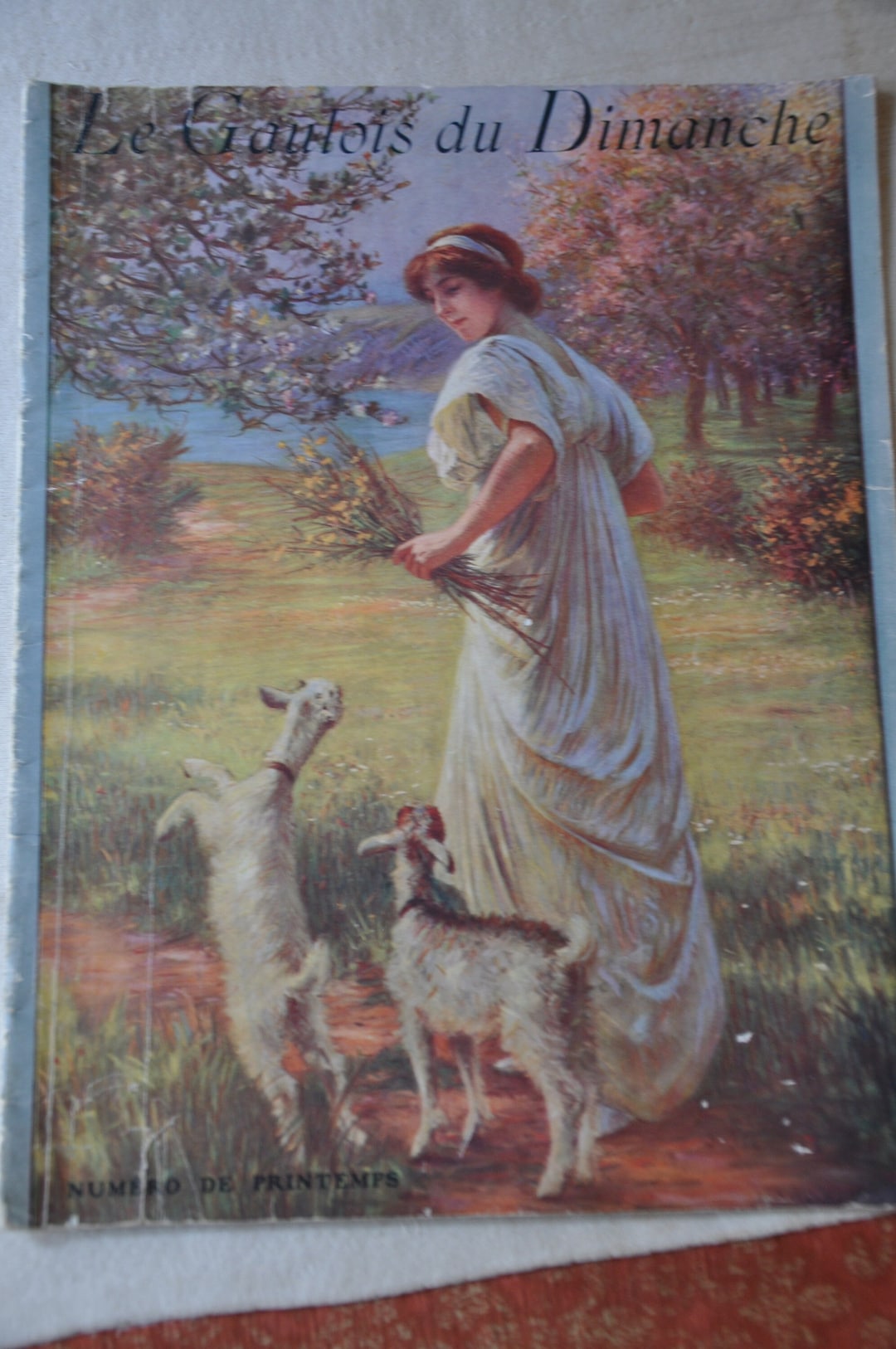 Gorgeous Antique French Magazine, so Many Illustrations Pictures, Paper ...