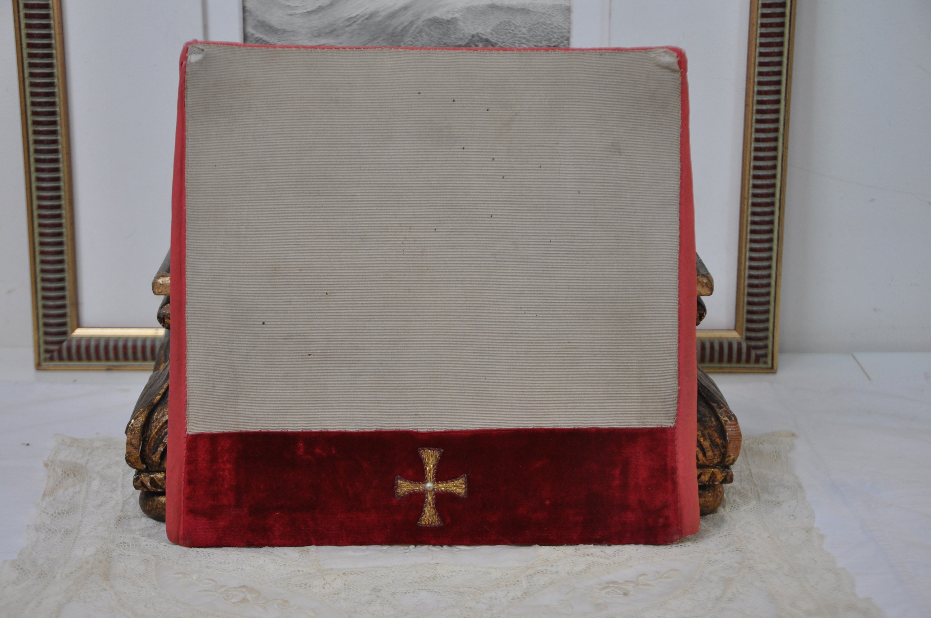 Red Antique French Burse Old French Antique Religious Burse - Etsy