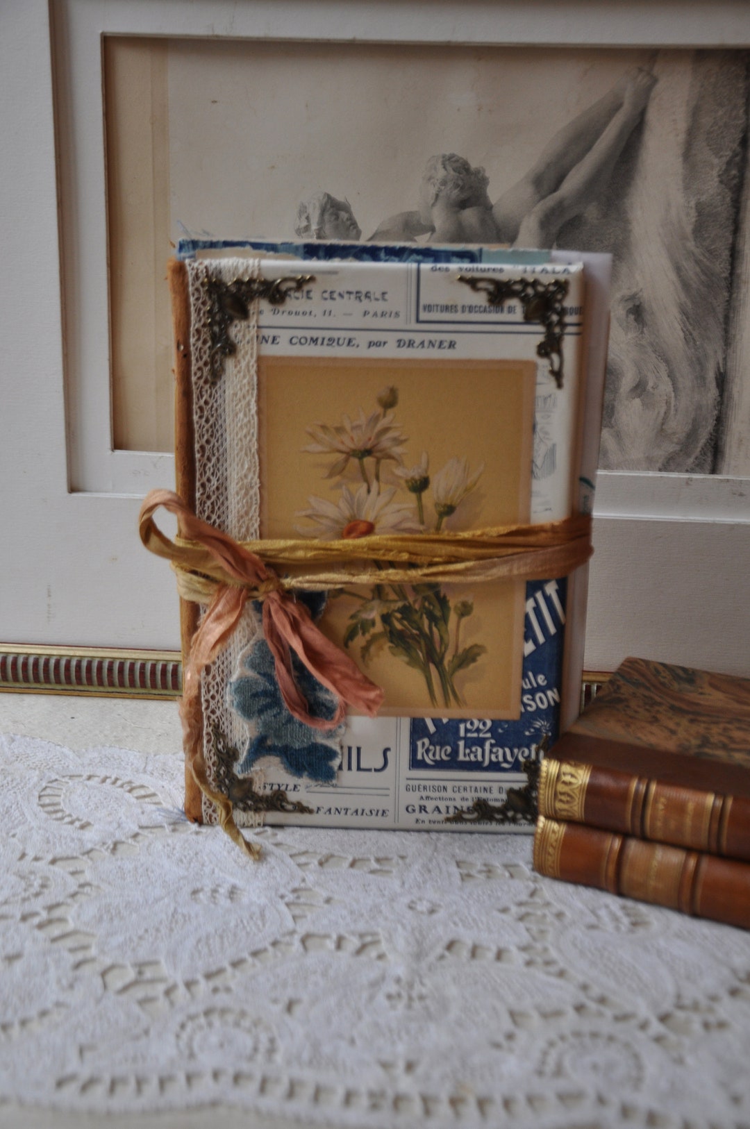 Gorgeous Antique French Junk Journal Antique Victorian Lace - Etsy