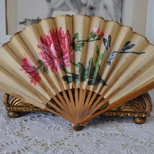 Antique Hand Fan - Etsy