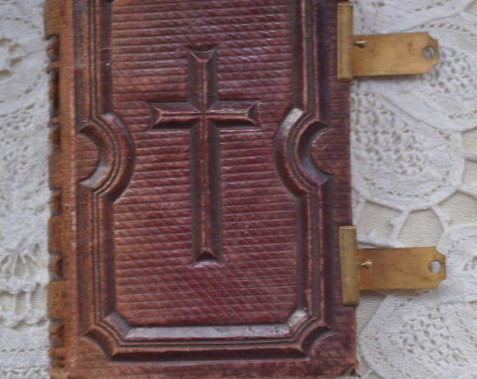 Gorgeous Antique French Missal, Religious Christian Missel, Small ...