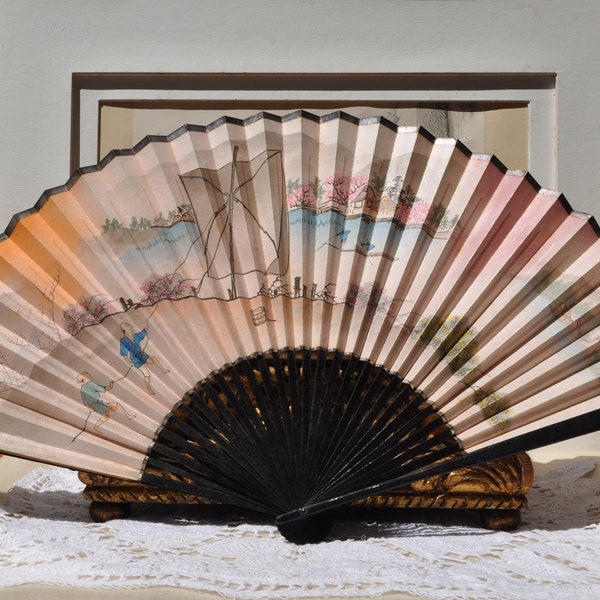 Paper Folding Fan - Etsy