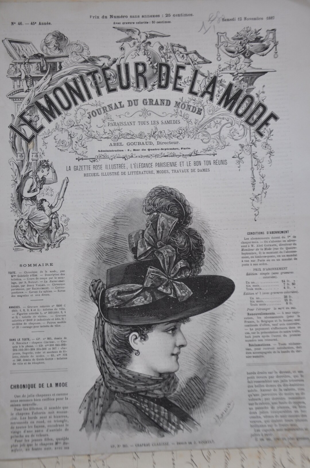 Antique French 1800s Magazine so Many Illustrations Pictures - Etsy