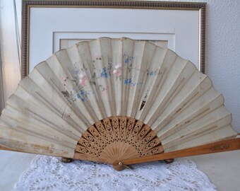 Antique French Fan | Etsy
