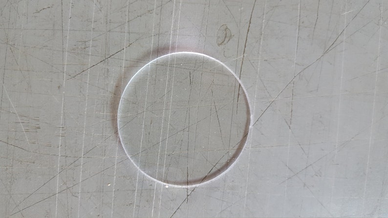 Acrylic Round Blank 4 Inches Set Of 5 Custom Options Etsy