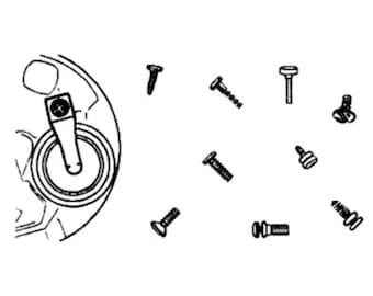 100-piece Set of Battery Clamp Screws Assortment for Watchmaking Watch ...