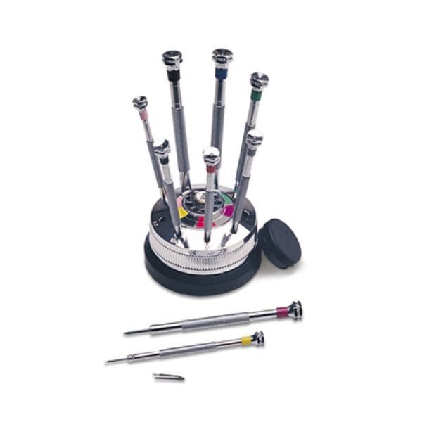 Set-screw Screwdriver Set in Rotating Stand, 9 Piece | SCR-980.00 - Etsy