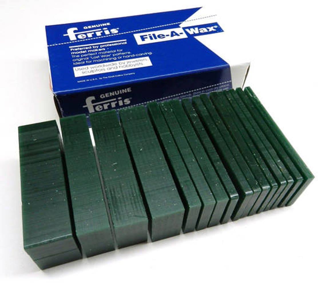 Freeman Carving Wax Block, Dark Green, Hard, 1 Pound, Sliced | WAX-332. ...