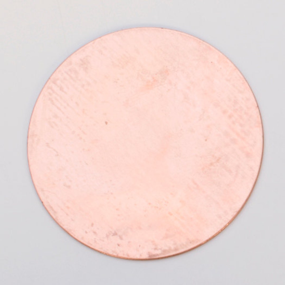 Copper Circle, 24 Gauge, 1-1/2 Inch, Pack of 6 | MET-500.05 - Etsy