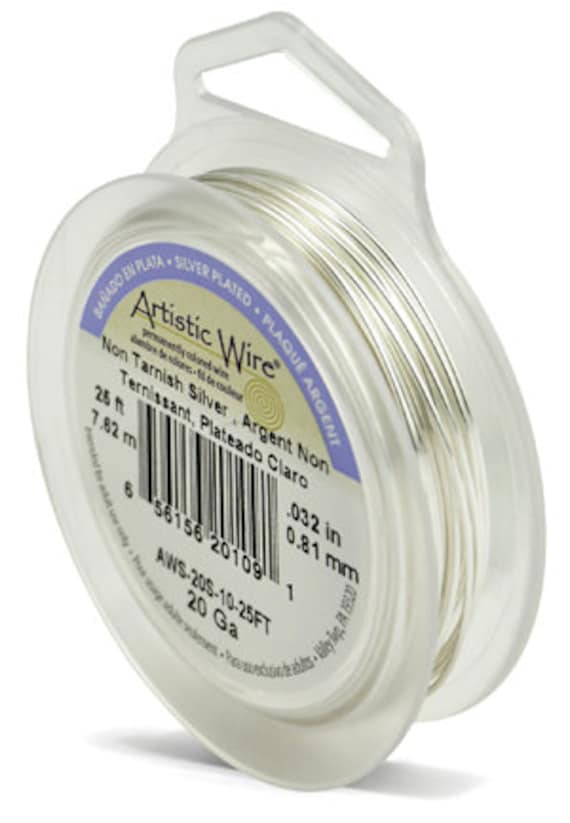 Home & Living Artistic Non-Tarnish Silver Wire BDC-823.40 20 Feet 18 ...