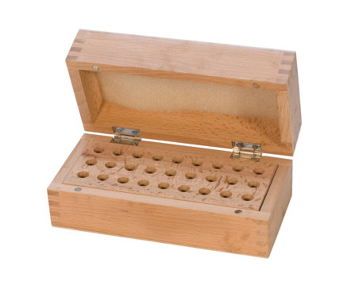 Premium Wood Stamp Storage Box, 27 Holes PKG-117.00 - Etsy
