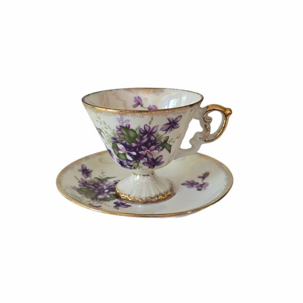 Violet Tea Cup - Etsy