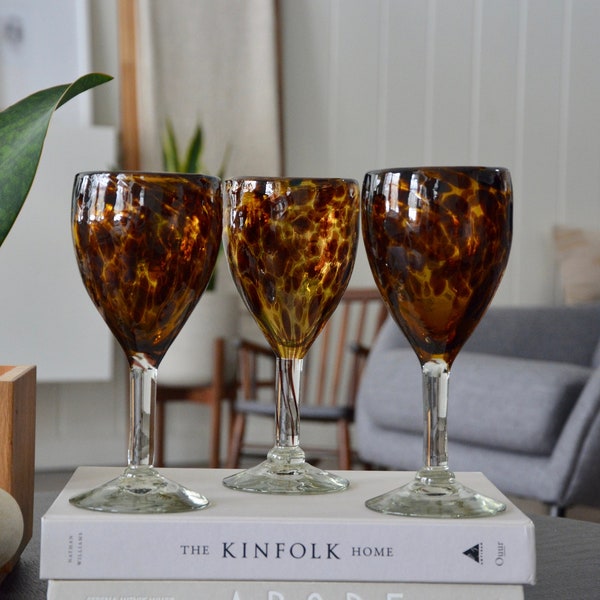 Tortoise Shell Glass - Etsy