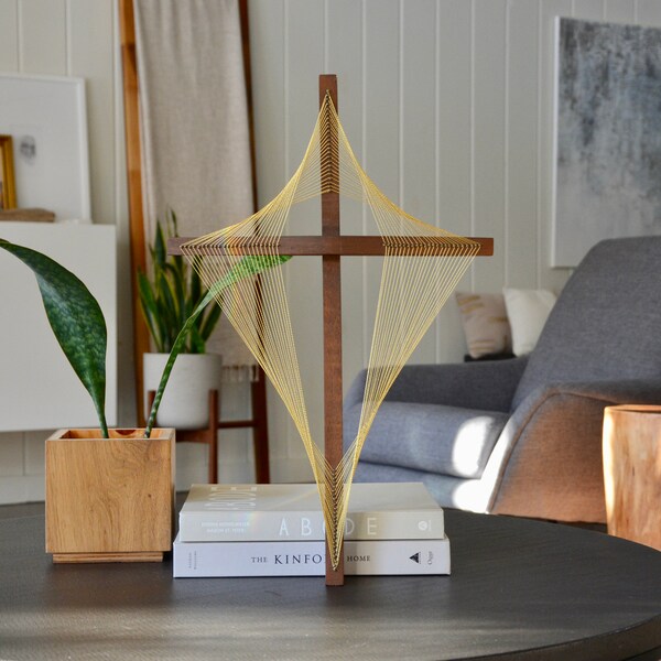 Cross String Art - Etsy