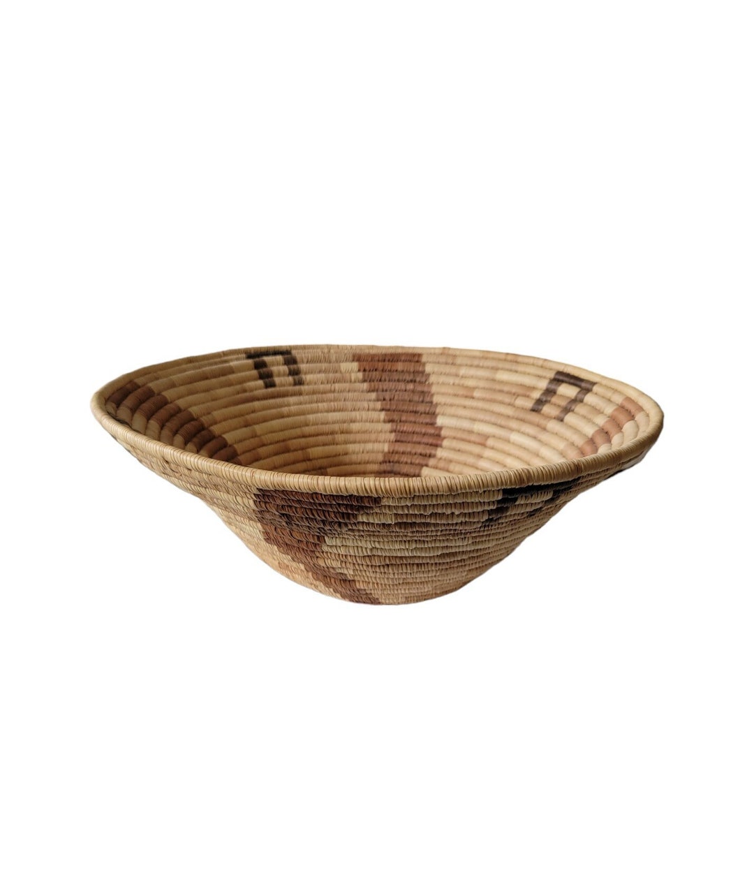 Vintage Papago Style Coiled Basket / American Indian Basket - Etsy