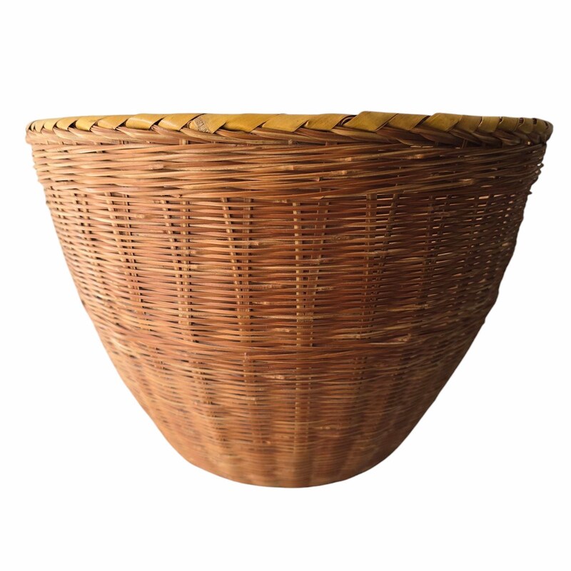 Large Rattan Planter - Etsy
