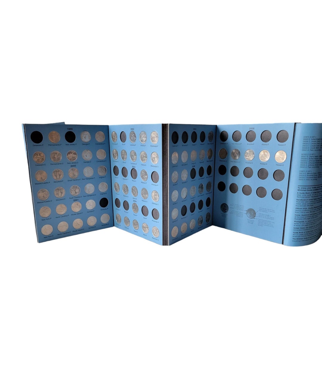 U.S. Fifty State Commemorative Quarter Folder Deluxe Edition - Etsy