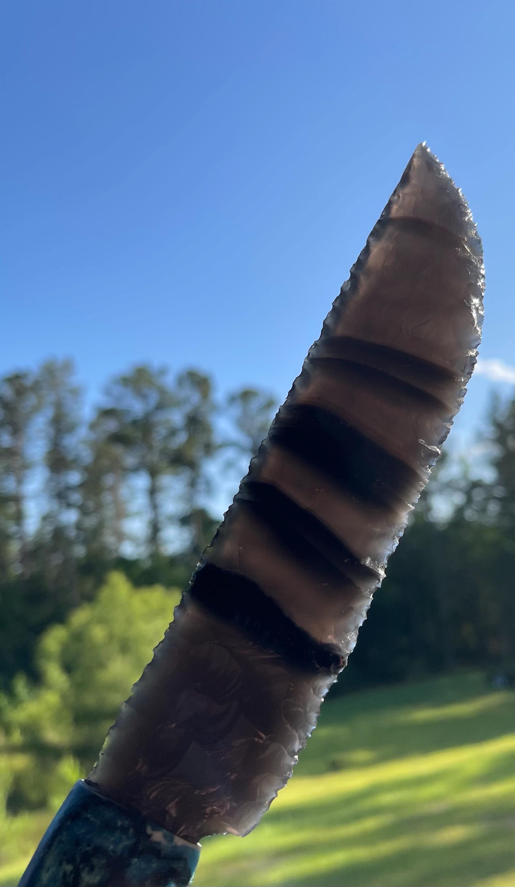Banded Obsidian Knife - Etsy