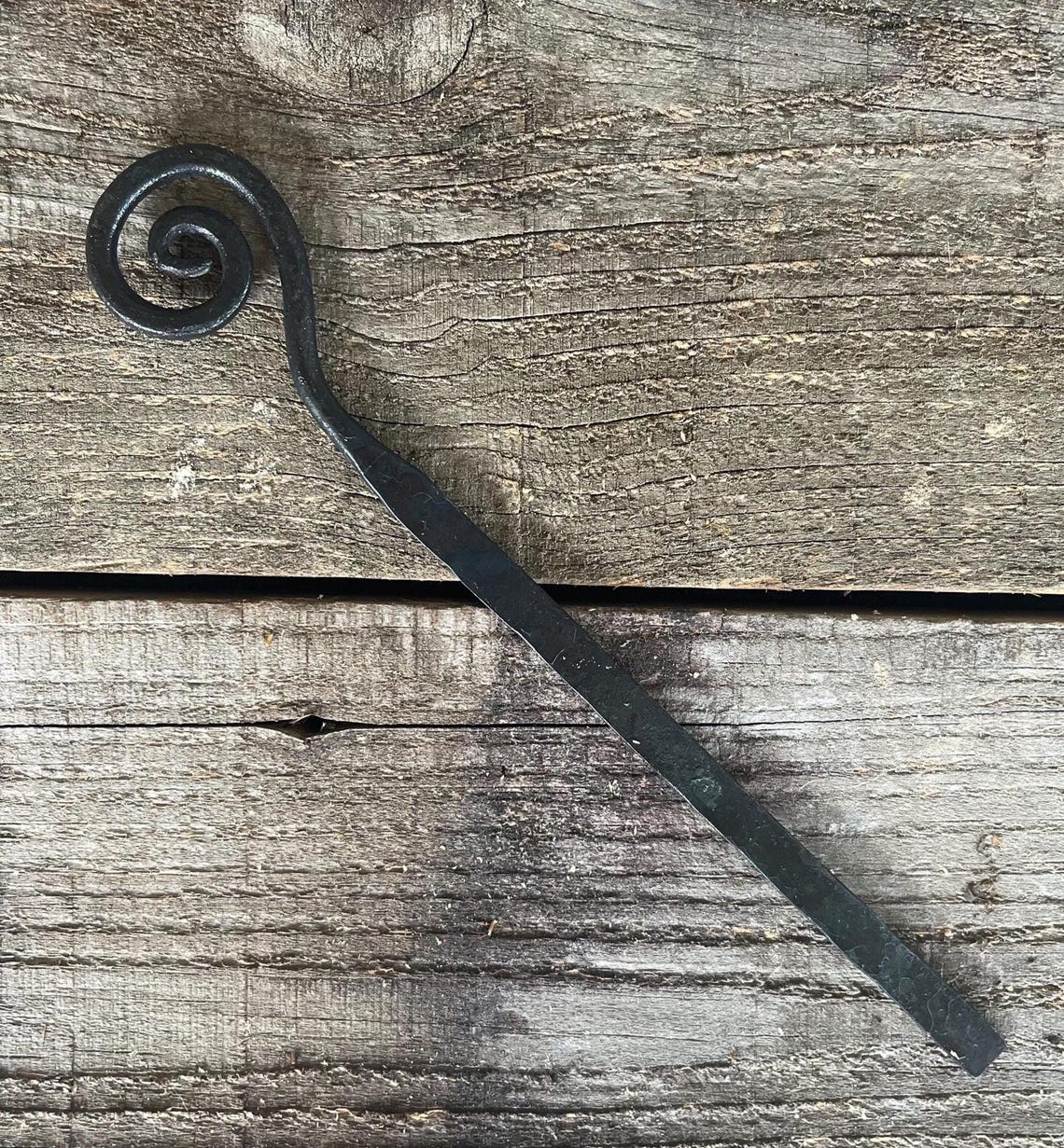 Hand-forged Steel Bookmark - Spiral - Etsy