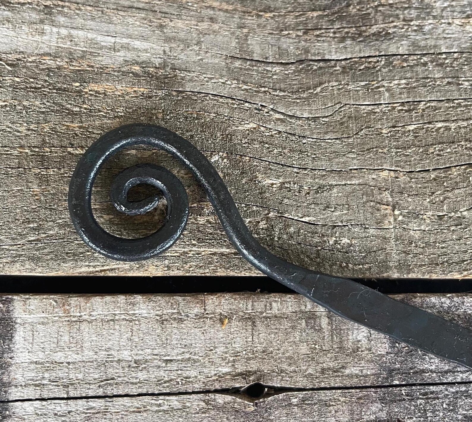 Hand-forged Steel Bookmark - Spiral - Etsy