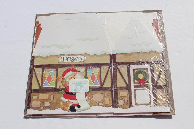 Ruth and Bill Moorehead Christmas Gift Boxes with Santa Claus | Etsy