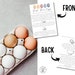 PRINTABLE Farm Fresh Egg Handling Instructions | Printable Card or ...