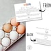 PRINTABLE Farm Fresh Egg Handling Instructions | Printable Card or ...