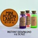 45 Printable Miniature Potion Labels, Halloween Dollhouse Apothecary ...