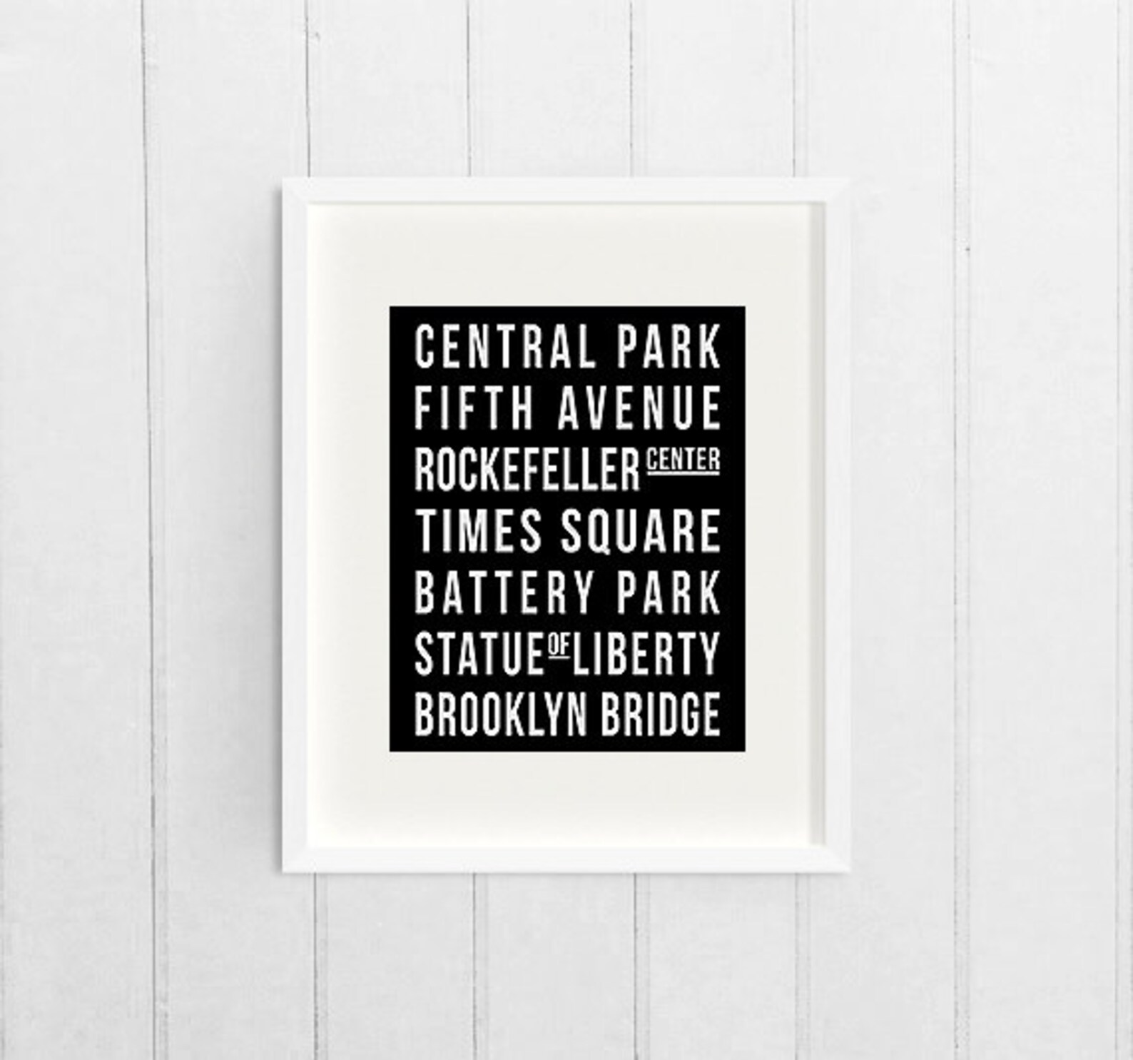 New York City Bus Roll Printable Wall Art Black & White - Etsy
