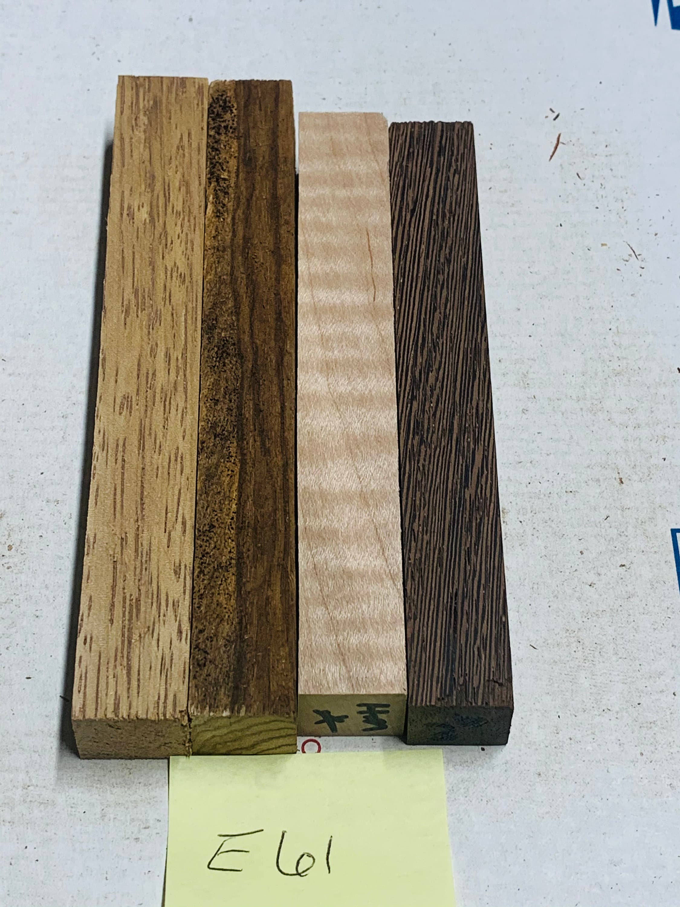 Woodworking & Carpentry 4 piece of rare pen blanks exotic wood exotic ...