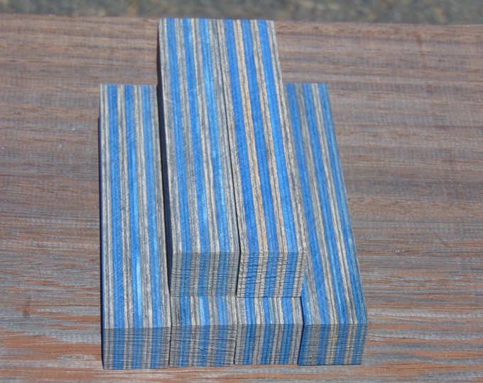 Electric Blue Colorwood Pen Blank 5 1/2"x1"x1" - Etsy