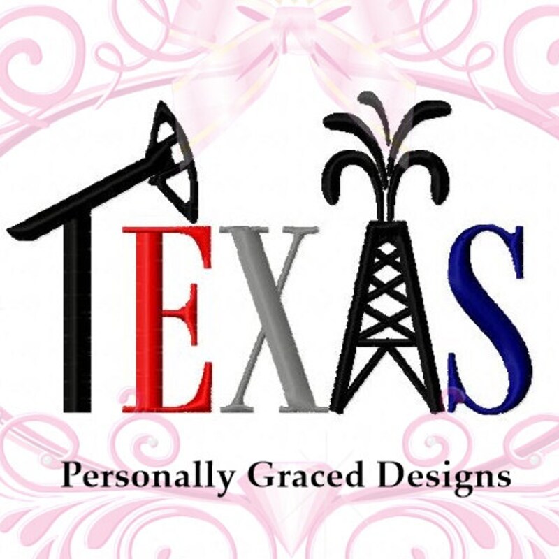 Oil Rig Embroidery - Etsy