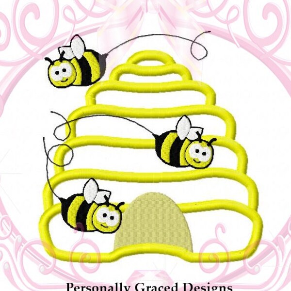 Bumble Bee Applique - Etsy