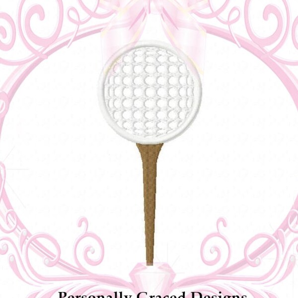 Golf Applique - Etsy
