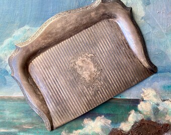 Antique Silver Dust Pan - Etsy