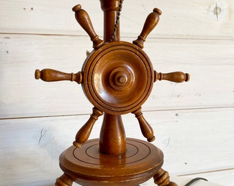 Ship Wheel Lamp | Etsy