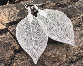 Real Leaf Jewelry | Etsy