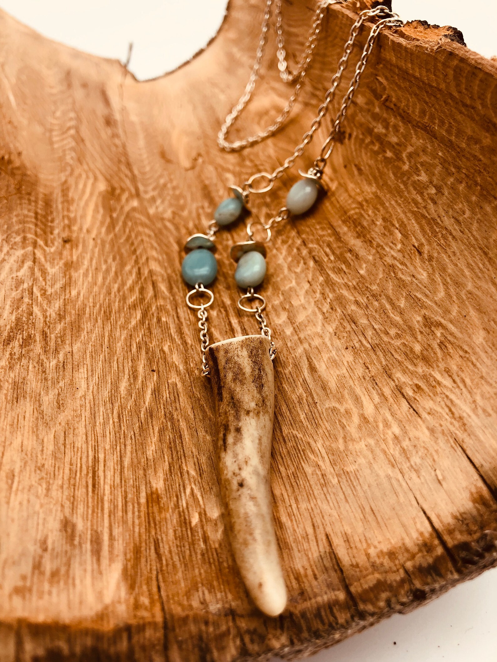 Canadian Deer Antler Tip Necklace, Antler Jewelry, Unisex, Antler ...