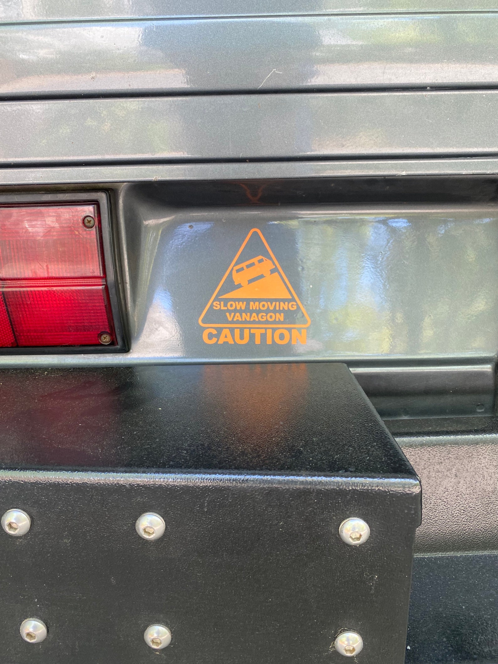 Caution Slow Moving Vanagon Vinyl Decal (5”x5”) - Etsy