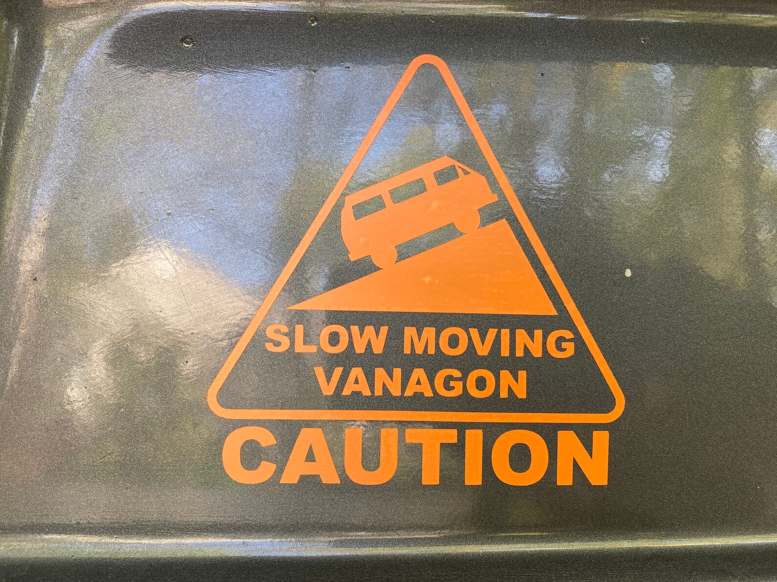 Caution Slow Moving Vanagon Vinyl Decal | Etsy