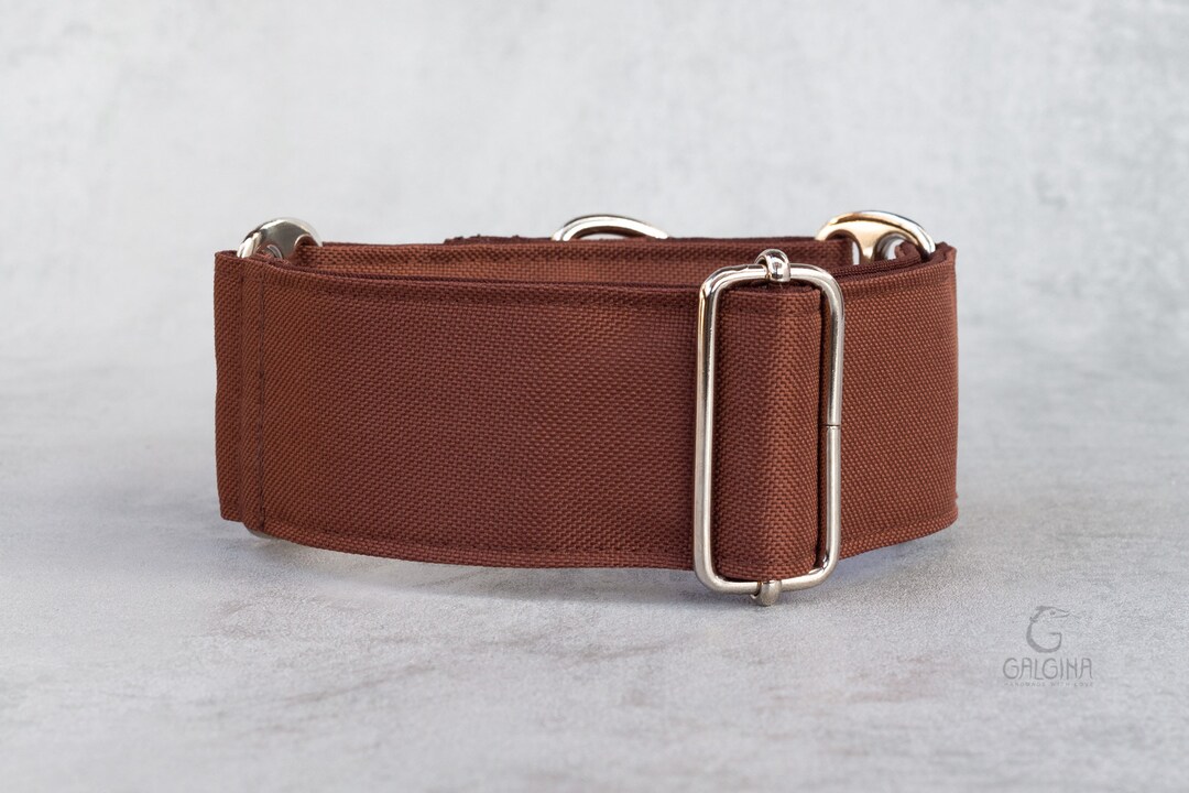 Martingale Dog Collar for Sighthounds, Made From Water-repellent Fabric ...