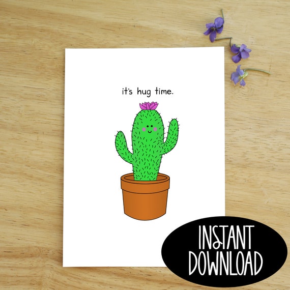It's Hug Time Printable | Etsy