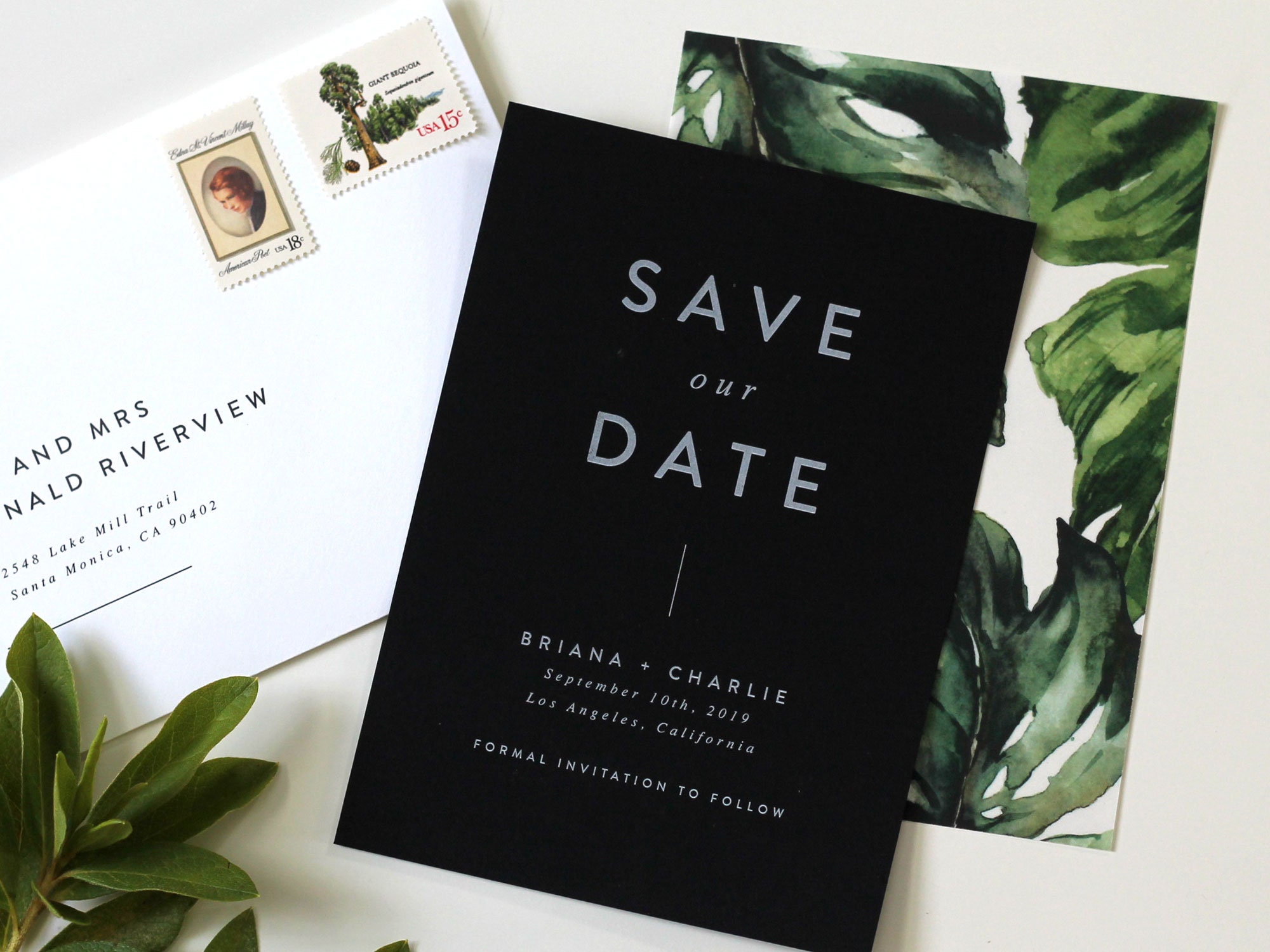 Modern Save The Dates