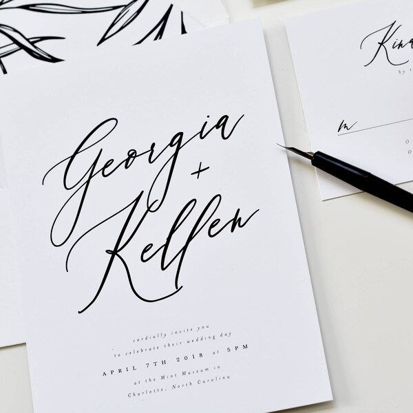 Handwritten Invite - Etsy