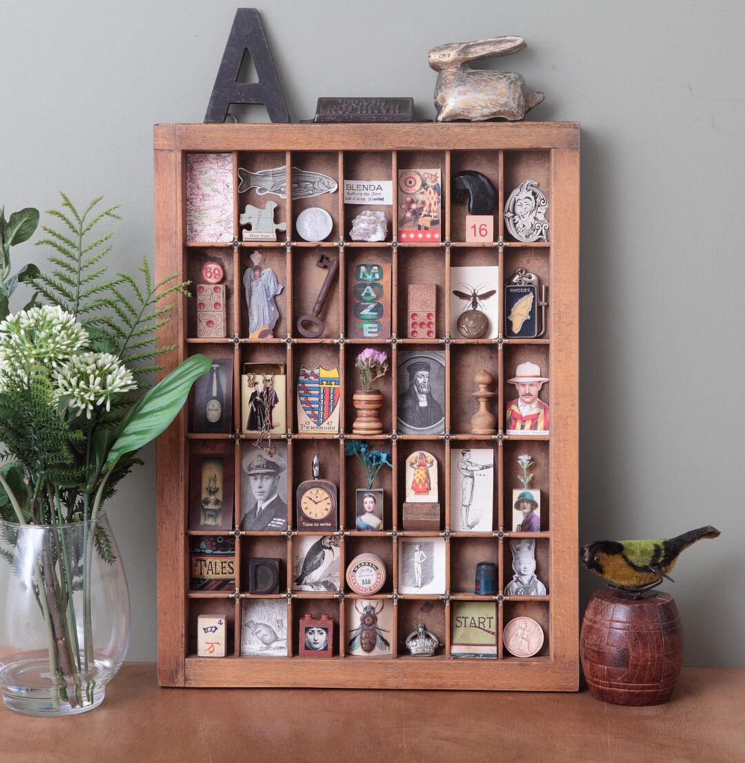 Really Nice Cabinet of Vintage Curios in a Lovely Antique Hamilton ...