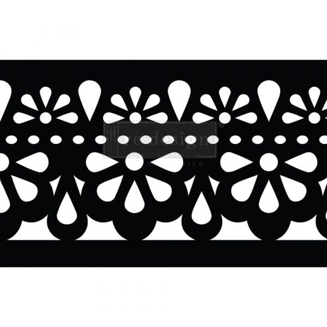 Cece Stick & Style Stencil – Classic Lace – Reusable Stencils ...